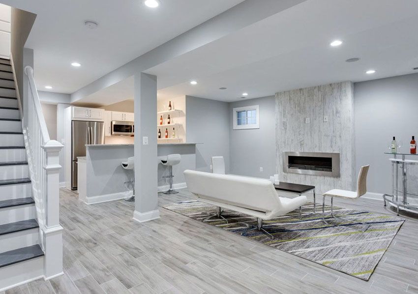 Modern Basement Ideas Brothers Construction